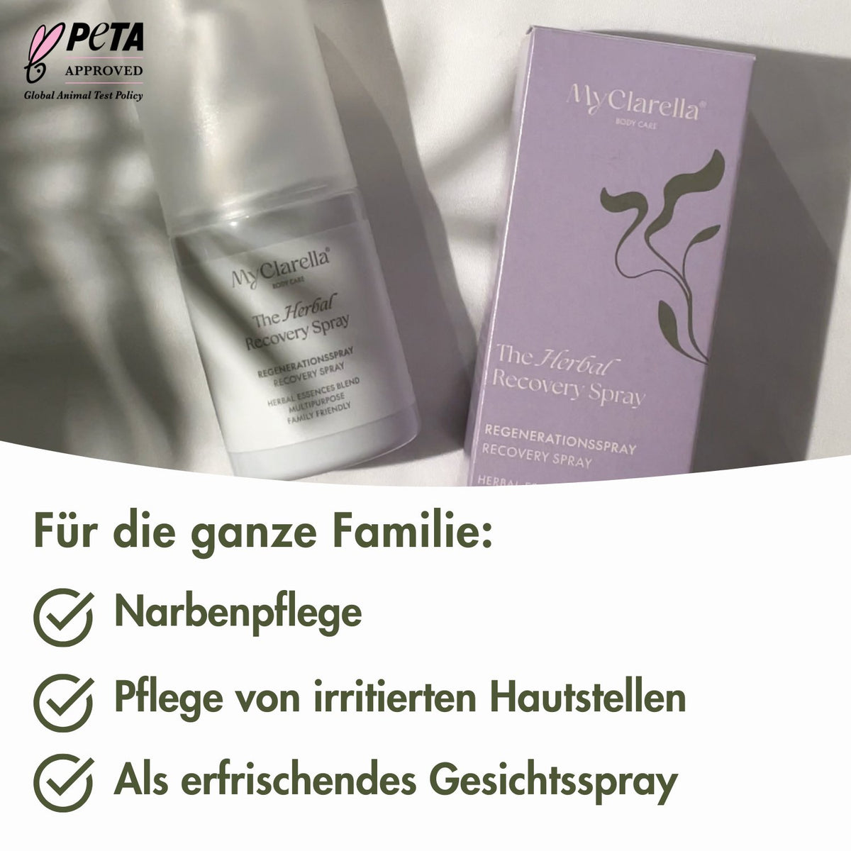Regenerationsspray / Intimpflege mit Calendula & Hamamelis - The Herba
